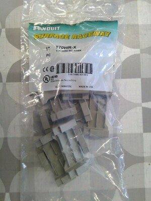 Panduit T70WR-X T70 Wire Retainer, Gray, Pack of 10 **Free Shipping ...