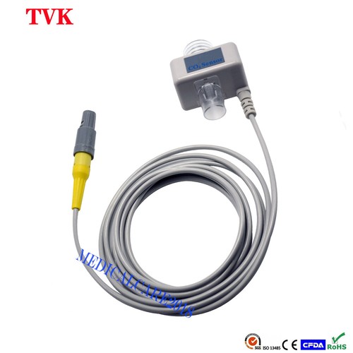 Mainstream Capnograph ETCO2 Sensor For Patient Monitor, NDIR CO2 ...