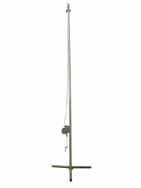 Tent and Table 12' Steel Reinforced Frame Tent Jack with Easy Crank ...