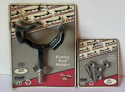 Driftmaster #500H 10 Degree Flatliner Rod Holder & Rod Holder Base Pro ...