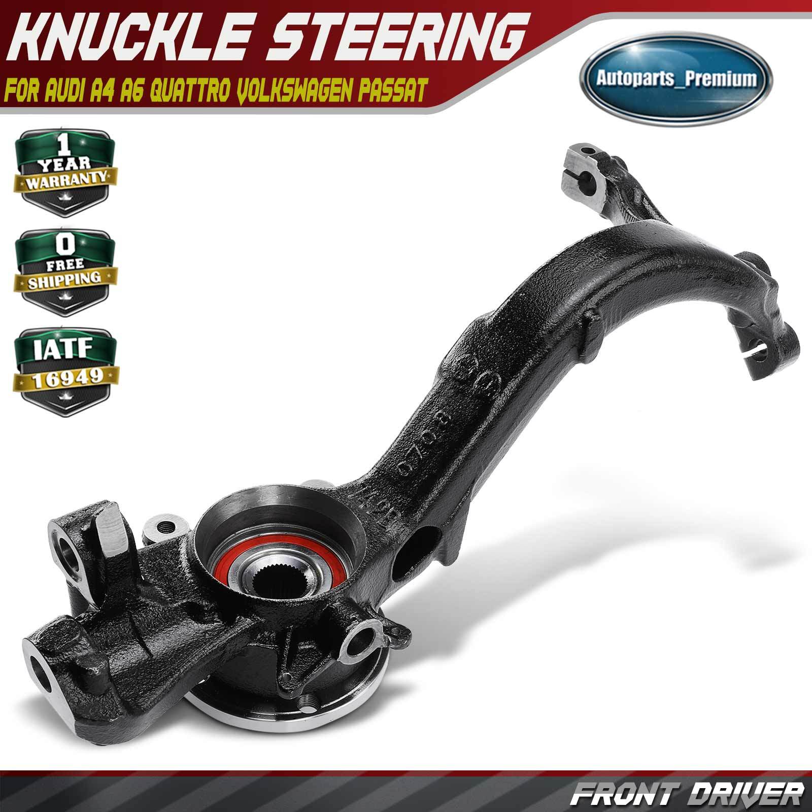 Front LH Steering Knuckle Assembly for Audi A4 A6 A4 Quattro Volkswagen ...