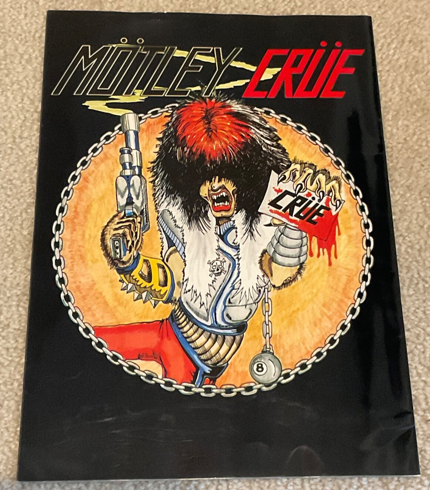 Vintage Motley Crue Shout At The Devil World Tour Program Book 1984 ...