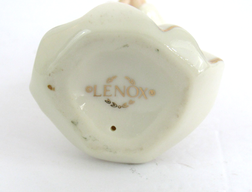 Lenox Messenger of Peace Small Praying Angel Figurine 3 5/8" Gold Trim ...