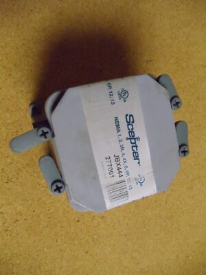 Scepter JBX444 277001 PVC Junction Box 4"x4"x4" NEMA 1 2 3R 4 4x 6 6P ...
