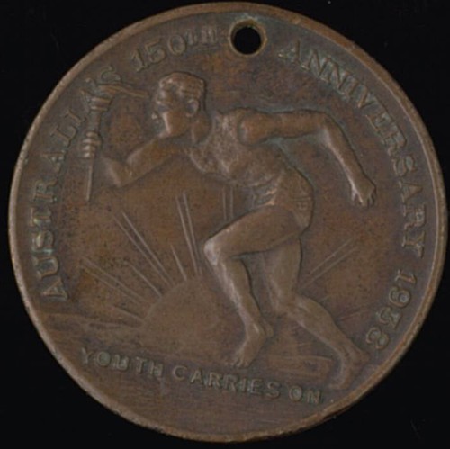 1938 Australian Sesquicentenary VF Torch & Rising Sun / Arthur Phillip ...