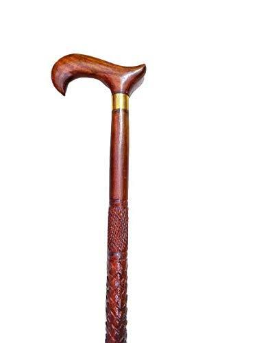 Wooden Chadi Beautiful Cane Stick Design Stick For Old People | eBay