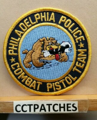 PHILADELPHIA, PENNSYLVANIA POLICE COMBAT PISTOL TEAM SHOULDER PATCH PA ...