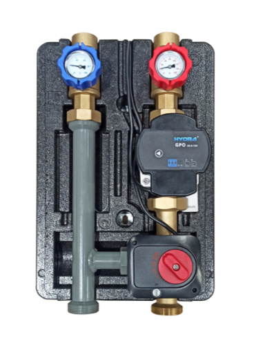 Pumpengruppe Heizkreispumpe gemischt Pumpenstation mit 3 Wege Mischer ...