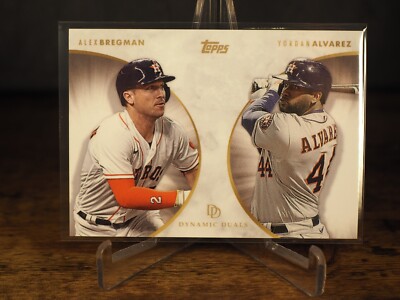 2022 Topps Dynamic Duals On Demand Card #7 Alex Bregman Yordan Alvarez ...
