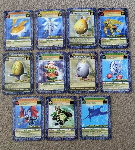 Patamon Line Digimon Digi-Battle Card Lot Set Angemon Pegasusmon | eBay
