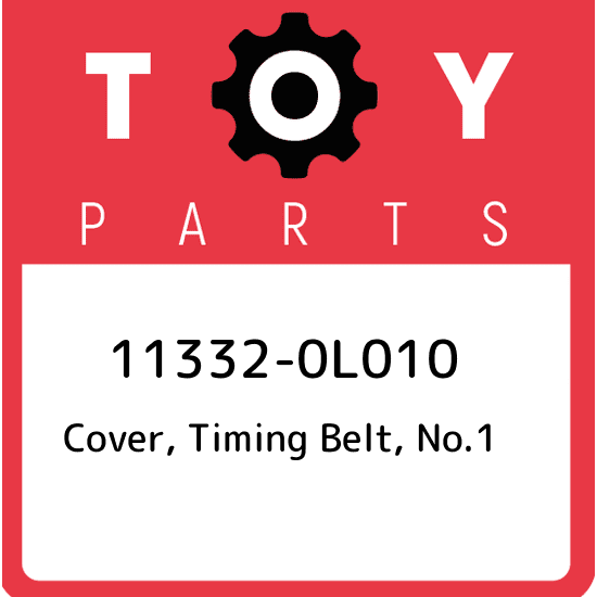 11332-0L010 Toyota Cover, timing belt, no.1 113320L010, New Genuine OEM ...