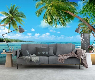 3D Coast View 11184 Wallpaper Mural Wall Print Wall Wallpaper Murals US ...
