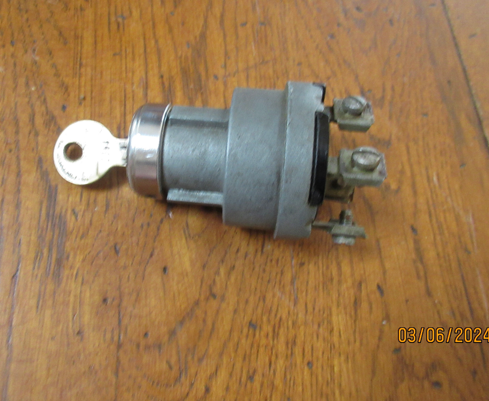 Vintage 1930’s 1940’s Original Delco 4 Terminal Ignition Switch w Lock ...