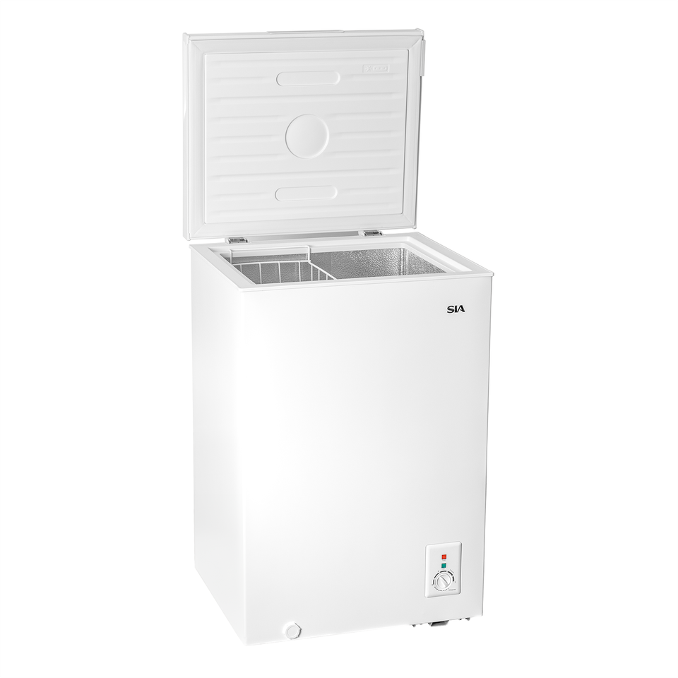 SIA SCF100WE 55cm White Freestanding Compact Chest Freezer 99L | eBay UK