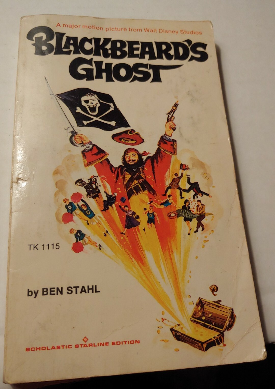 1976 SCHOLASTIC PAPERBACK DISNEY'S BLACKBEARDS GHOST BY BEN STAHL | eBay