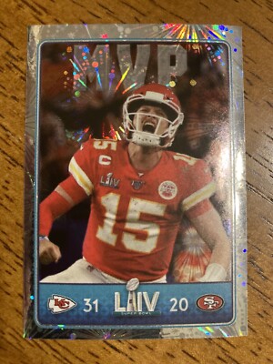 PATRICK MAHOMES 2020 Panini Stickers #29 Super Bowl LIV MVP Chiefs | eBay