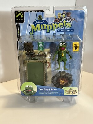 The Muppets, Frog Scout Robin Action Figure, Palisades Series 7, New | eBay