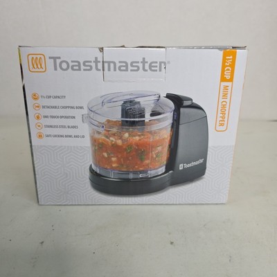 Toastmaster 1.5 Cup Mini Food Chopper, Black, New In Box | eBay
