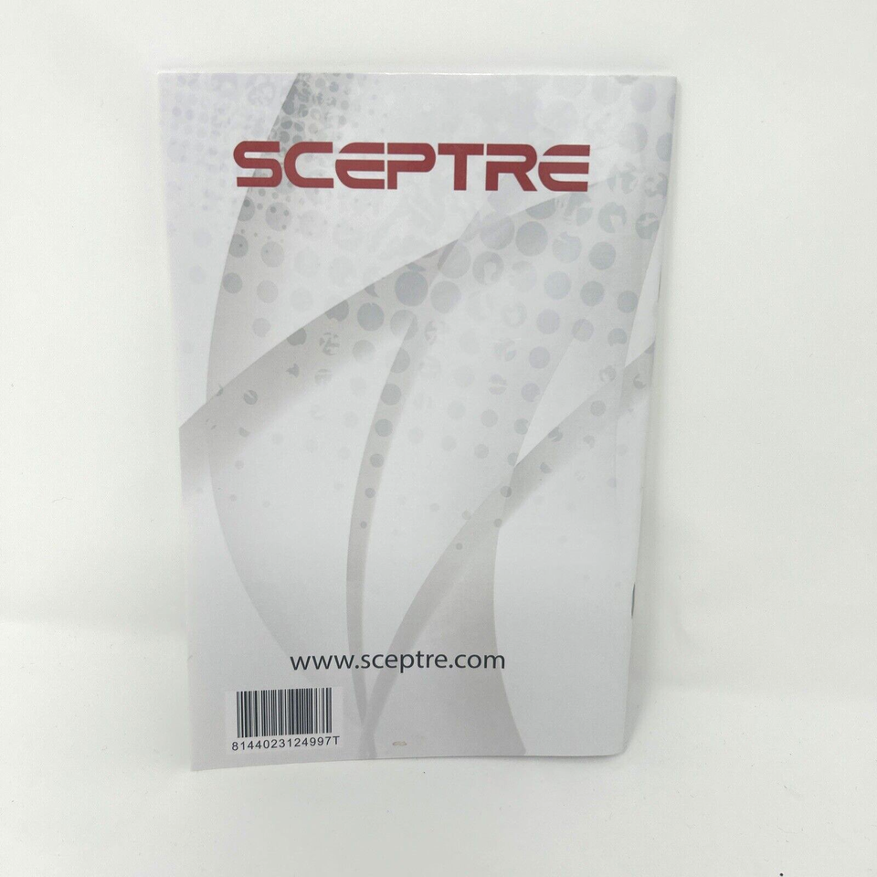 Sceptre E24 LED Monitor User Manual - Gaming Home Business Surveillance ...