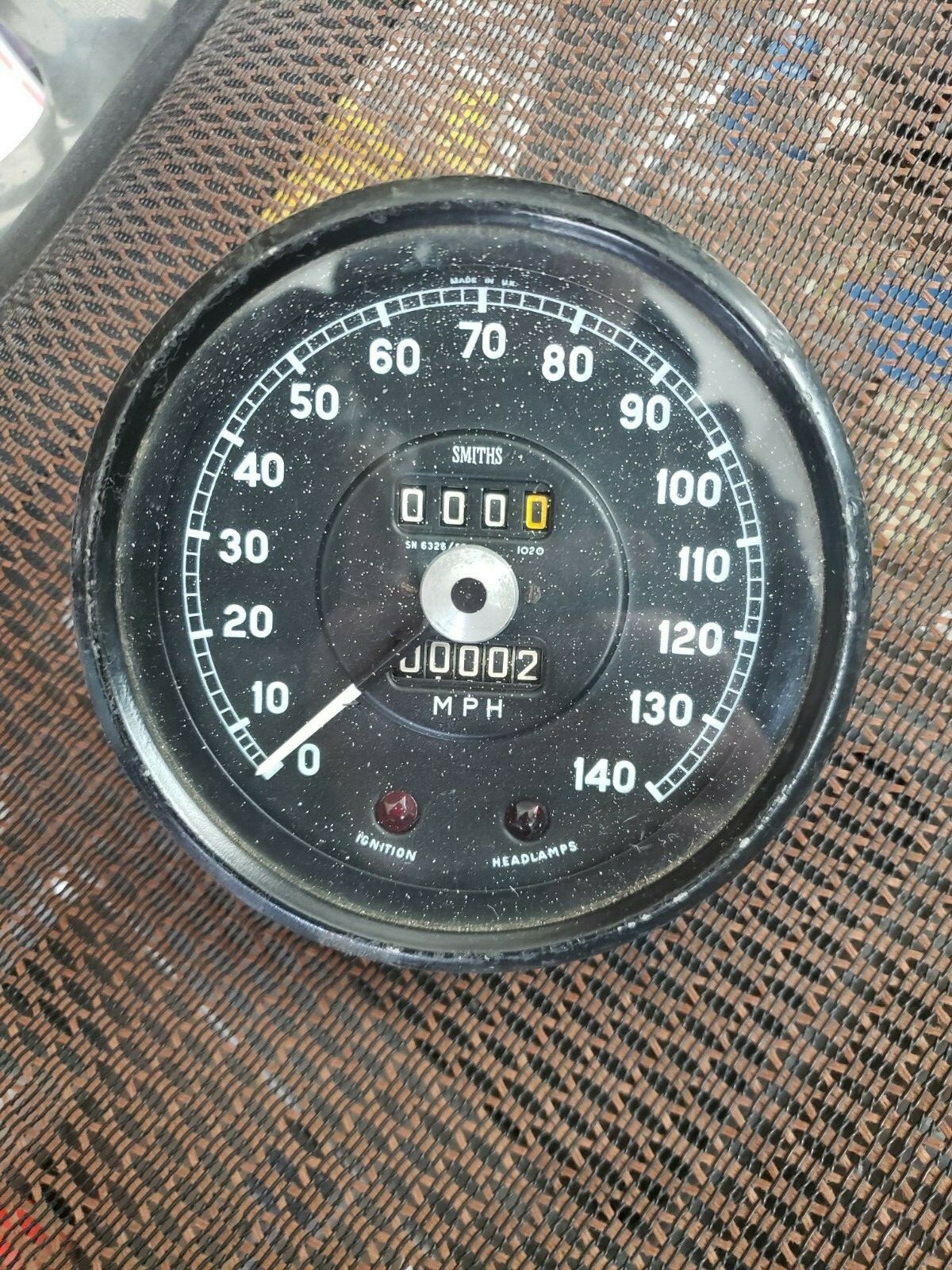 OEM Jaguar 420 Speedometer Gauge Core Smiths SN 6326/53 1020 | eBay