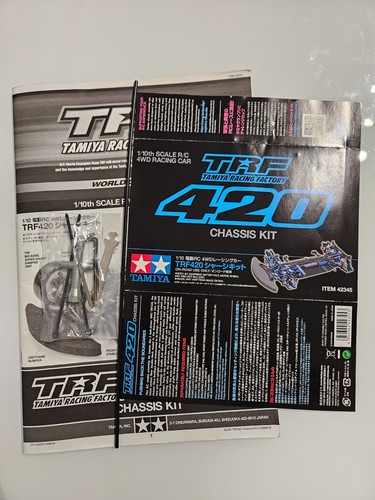 Tamiya TRF 420 Manual and tools | eBay