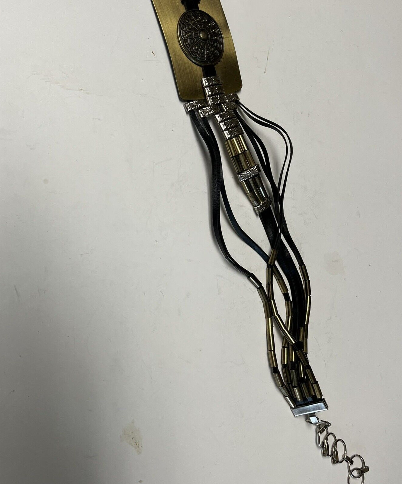 Native American Belt Handcrafted Multi Straps Leather… - Gem