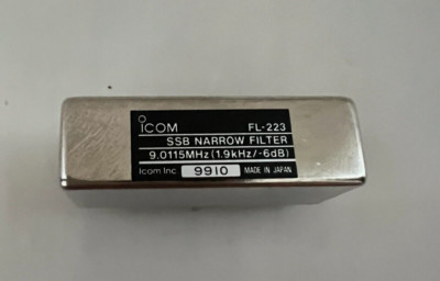 Icom FL-223 1.9khz/-6dB (-9mhz IF) SSB filter For IC-706/IC-746/IC-756 ...