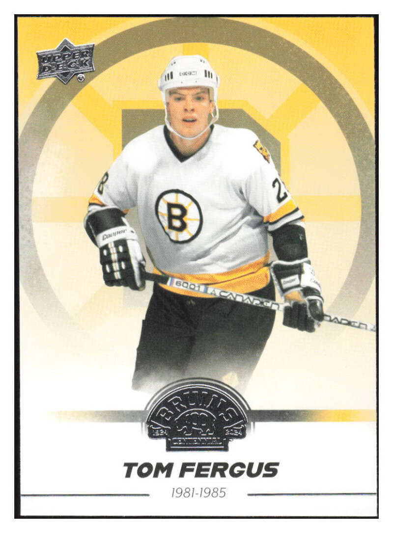 Tom Fergus 2023-24 Upper Deck Boston Bruins Centennial #79 NHL Box Set ...