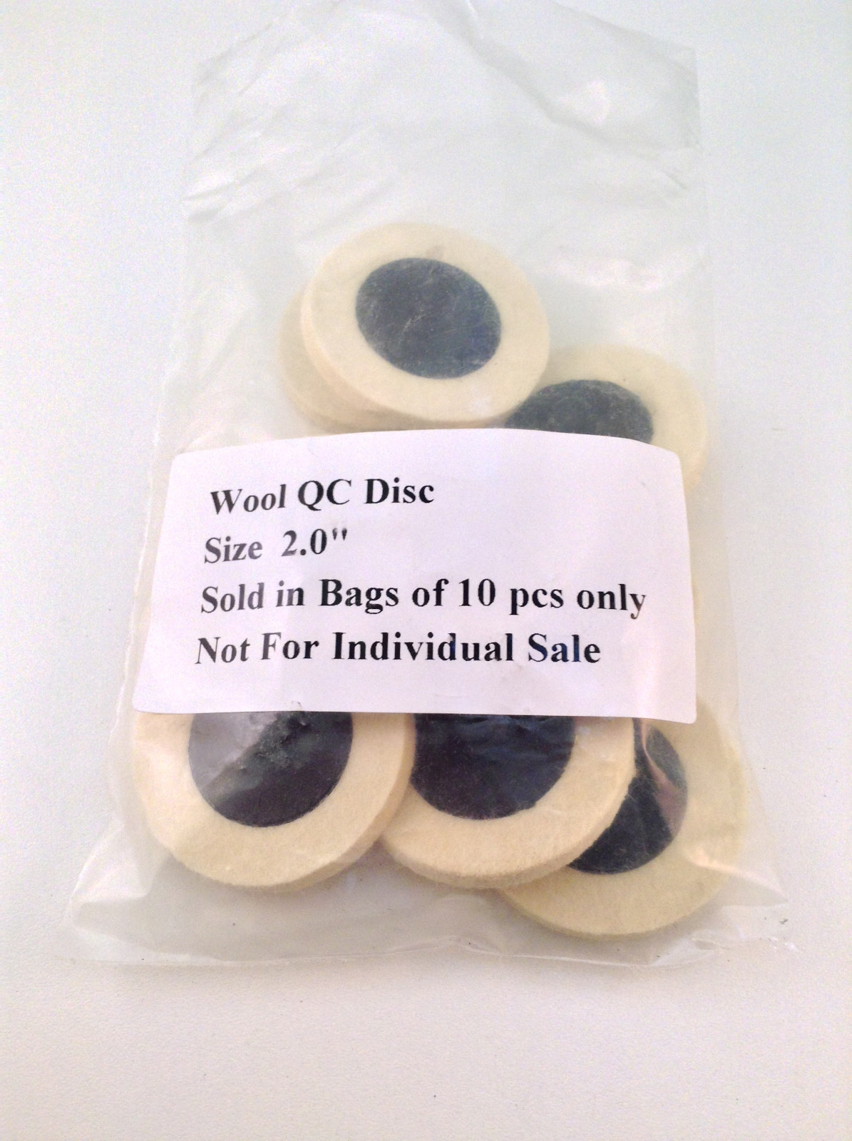 10pc Roloc Style 2" Wool QC Disc Polishing Buffing Pads Wheels | eBay