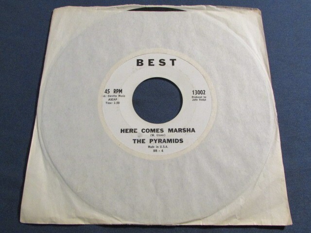 THE PYRAMIDS PENETRATION/HERE COMES MARSHA VINTAGE 1963 7" 45 SURF ...