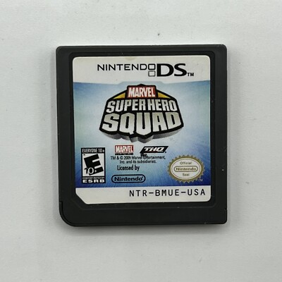 Nintendo DS Marvel Super Hero Squad Authentic Tested & Working NDS THQ ...