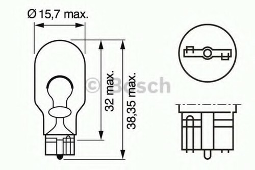 Bosch Pure/Lt W16W 12V W2.1X9.5D Trade Pk Front 1987302205 | eBay Australia
