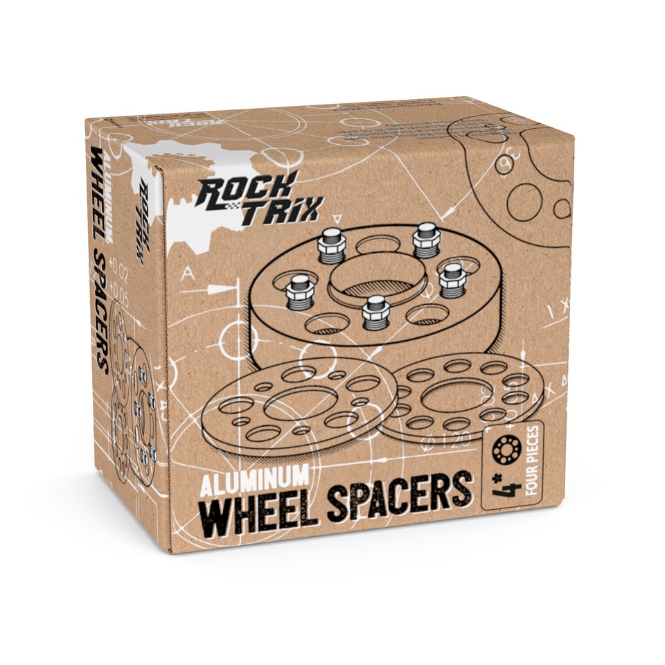 4" Wheel Spacers 4x4 to 4x4 | 2.0" Thick | 2" per side | 4pc | EZ GO ...