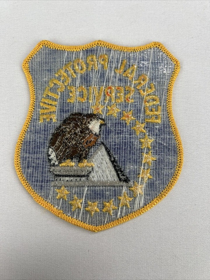 1980s Police Patch Federal Protective Service Badge | eBay UK