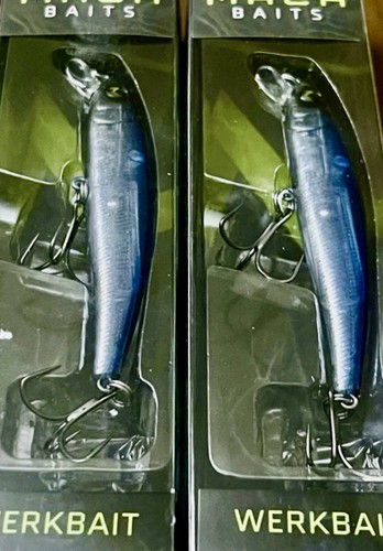 2 Mach Baits Werkbait 90 HCMBWB-681 Wakebait Jerkbait Fish Lures PRO ...