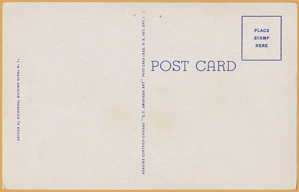 Watkins Glen, N.Y., Sentry Bridge and upper Entrance to Tunnel | eBay