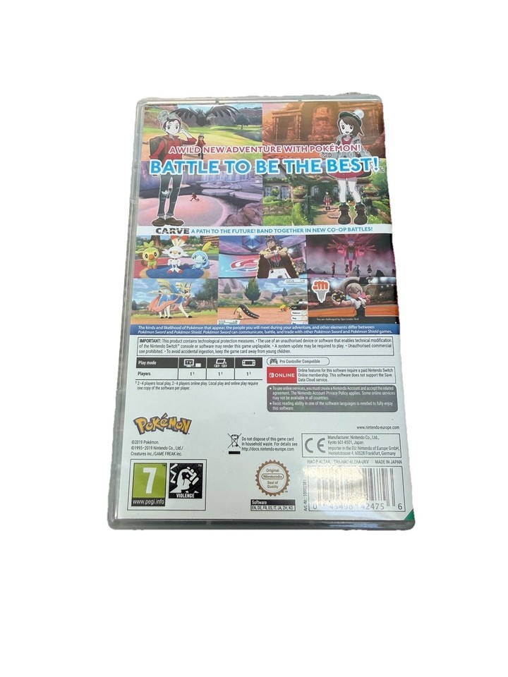 Pokemon Sword Nintendo Switch Game With Steel Book Case | eBay UK