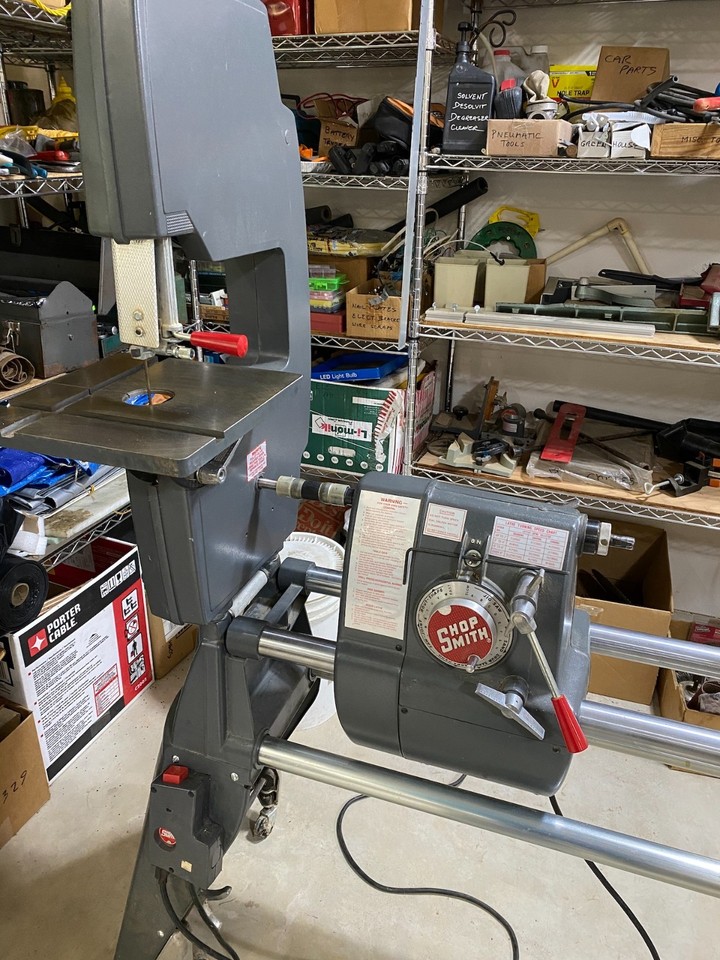 Shopsmith Mark V, with 2 table extensions, Bandsaw, Planer, and many ...