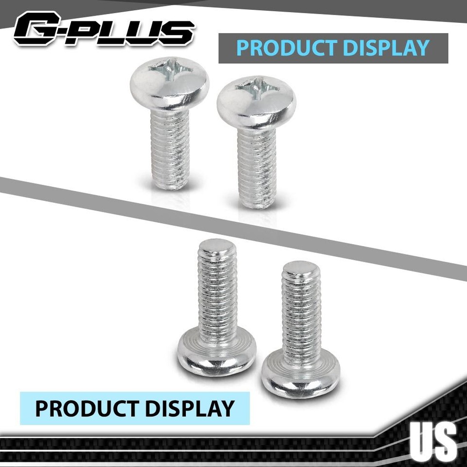 100 License Plate Screws Front & Rear Fit For Toyota Honda Lexus ? | eBay