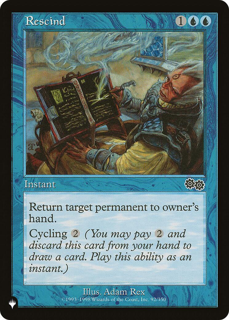 Rescind The List Reprints Regular for sale online | eBay