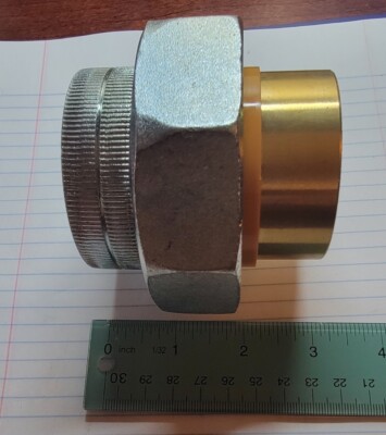 2" DIELECTRIC UNION. FEMALE IRON PIPE THREAD X SOLDER CONNECTION | eBay