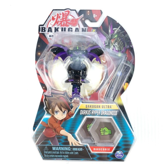 Bakugan Ultra Darkus HYPER Dragonoid Collectible Transforming Figure ...