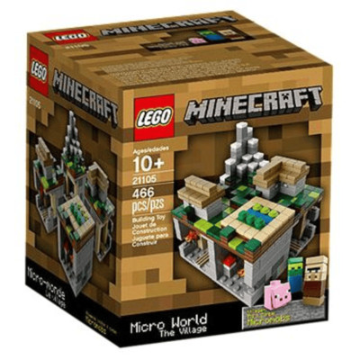 Lego Minecraft Micro World - The Village 21105 Minecraft Minifigure ...