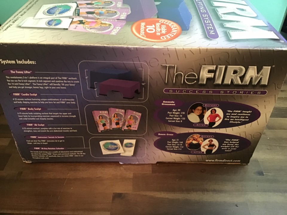 THE FIRM BODY SCULPTING FANNY LIFTER SYSTEM STEPPER STEP SET | eBay