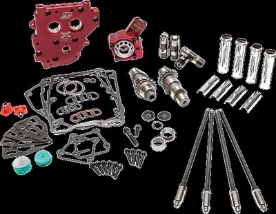 Feuling 630 Chain Drive Cam Kit w ADJ Pushrod Short Lifters Dyna Low ...