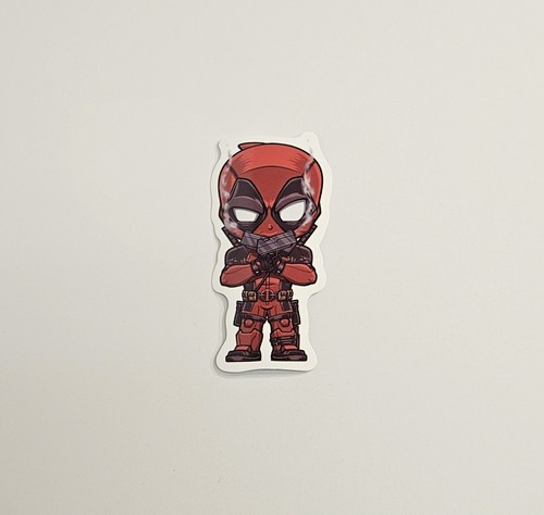 Deadpool Laptop Sticker Animated Superhero Waterproof Skateboard Decal ...
