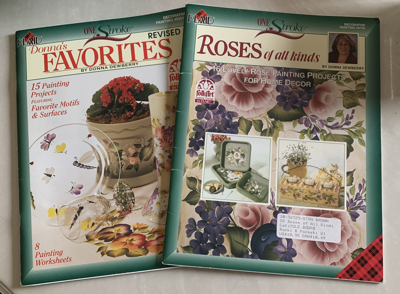 Donna Dewberry Lot Donna's Favorites One Stroke Painting / Roses Of All ...