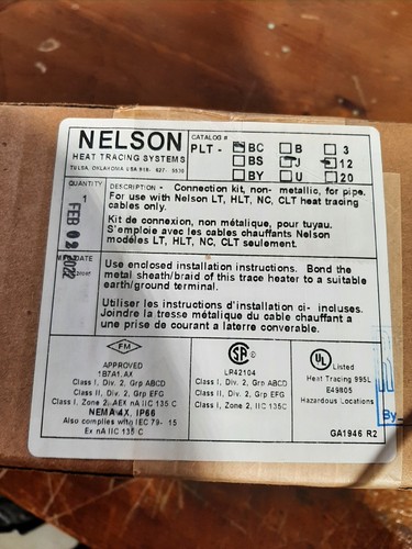 NELSON PLT-BC-J-12 POWER CONNECTION KIT | eBay