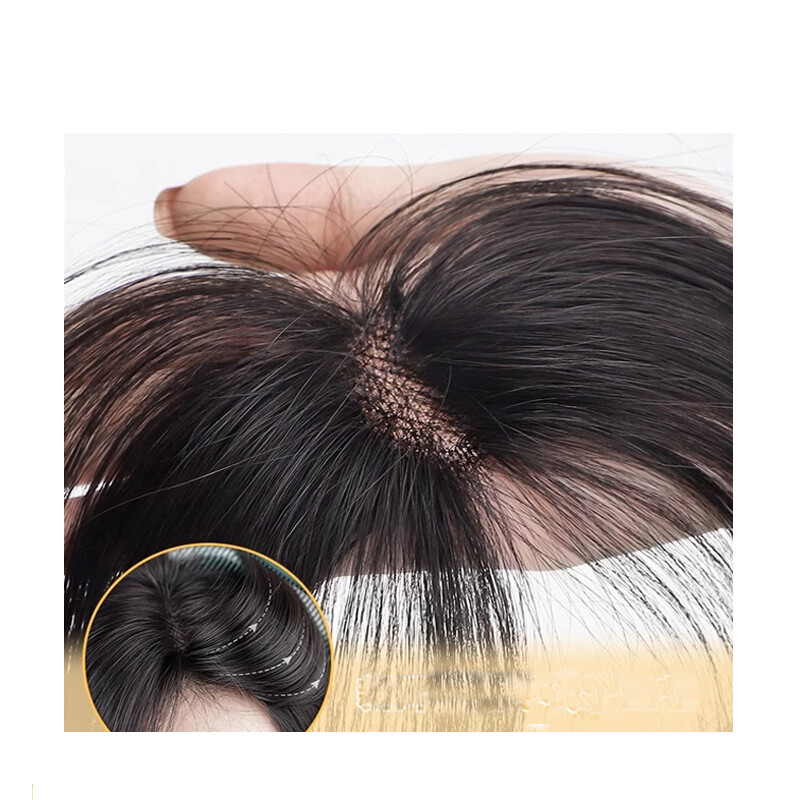 Clip in Middle Part Neat Wispy Bangs Fringe Topper Clip in Hairpiece ...