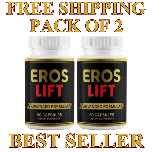 (2 Pack) Eros Lift Capsules for Men Natural Performance Enhancement ...